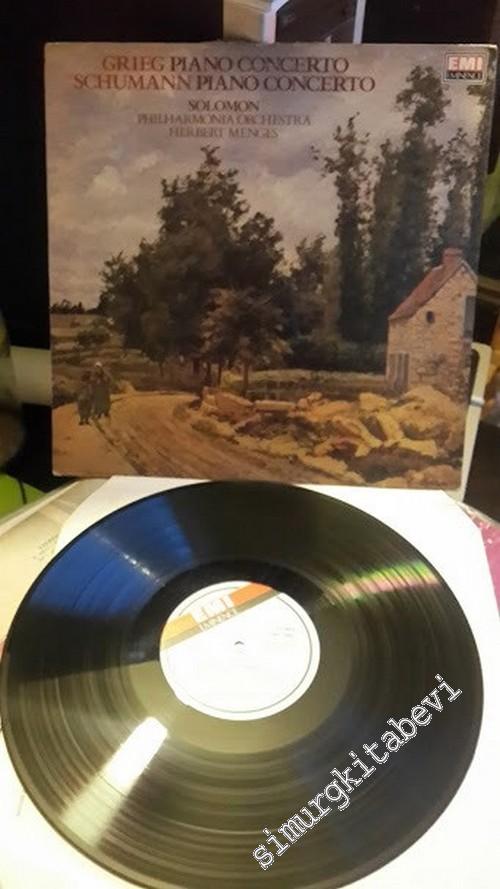 33 LP PLAK VINYL: Grieg - Schumann: Solomon, Philharmonia Orchestra co