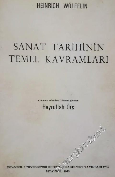 Sanat Tarihinin Temel Kavramları